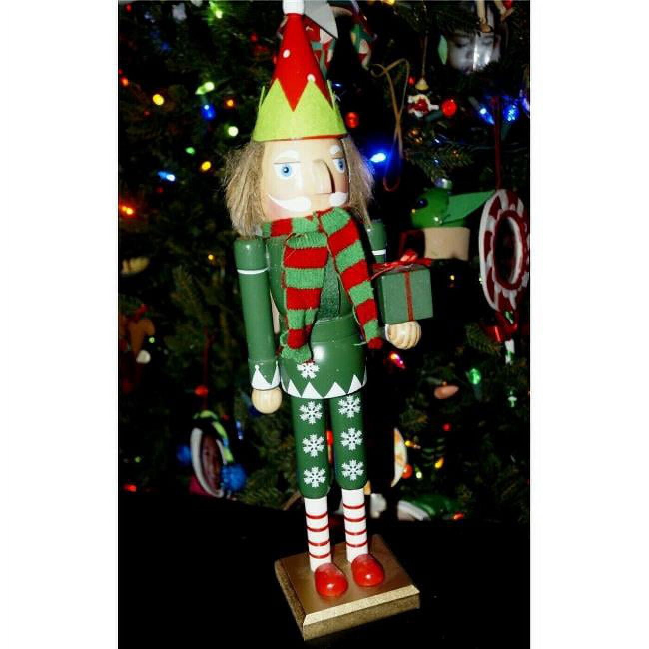 Queens of Christmas WL-ELF-TOY-NTCRCKR Elf Nutcracker Toy - Walmart.com