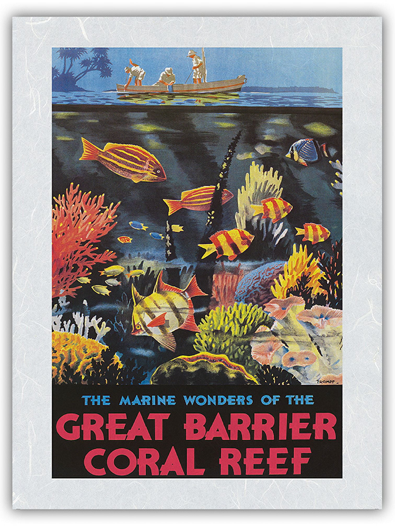 Queensland Australia - The Marine Wonders of the Great Barrier Coral Reef - Vintage Travel ...