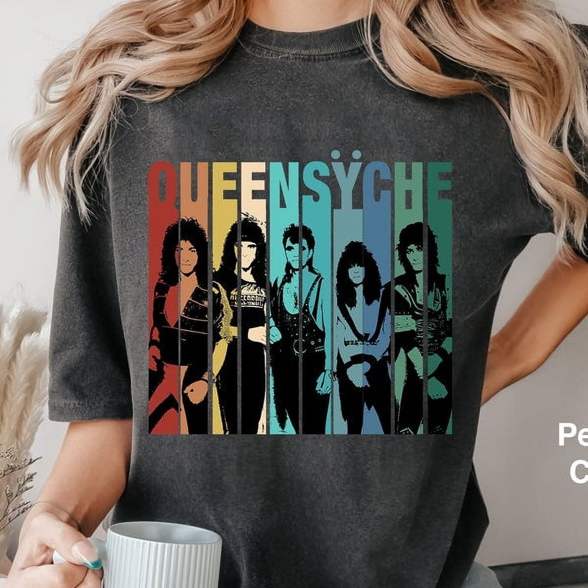 Queensryche Band Retro Vintage aT-Shirt, Queensryche Band Shirt, Funny ...