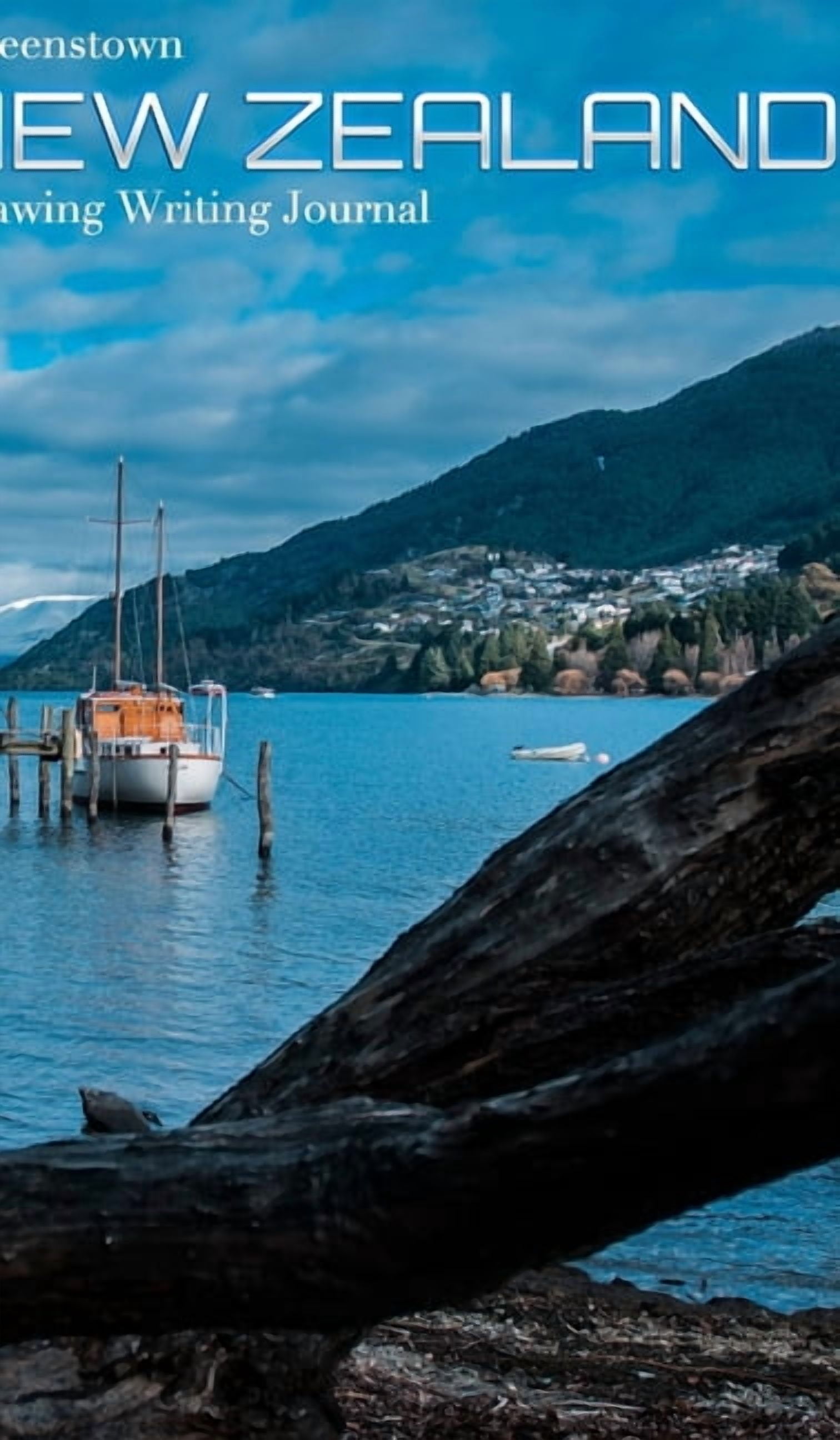 Queentown New Zealand Travel Drawing Journal: New Zealand Travel ...