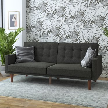 Champion Sofa Futon Bed, Tan - Walmart.com