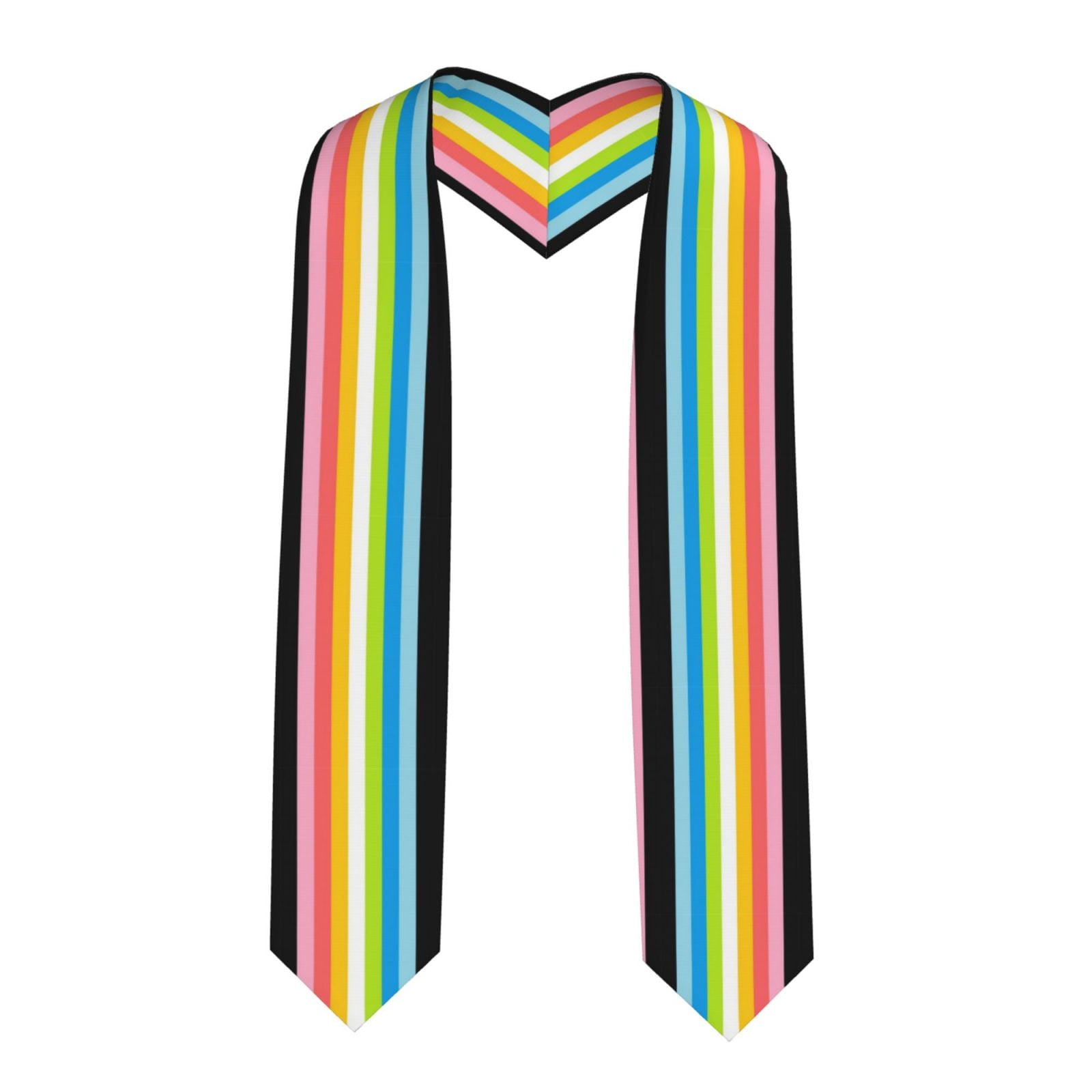 Queer Pride Flag Graduation Stole Class Shawl Sash Graduate For ...