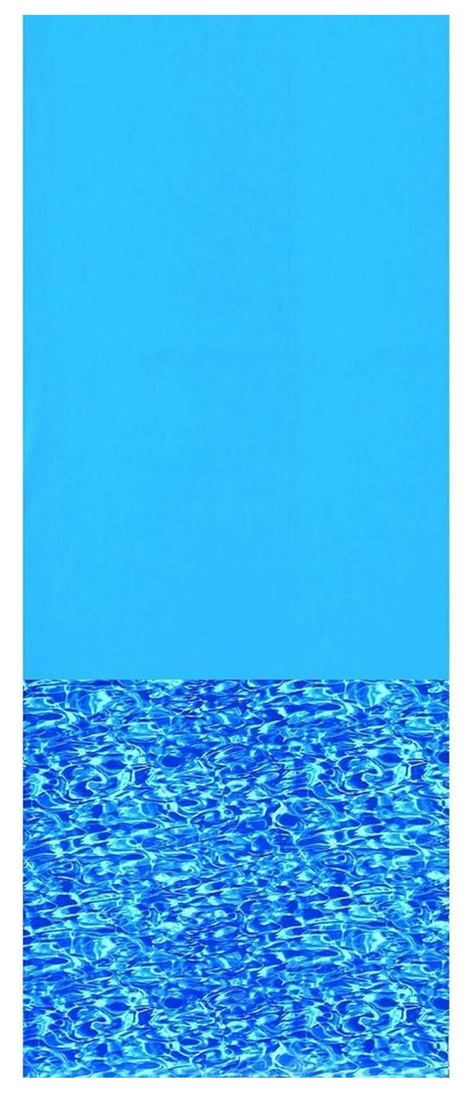 QuellQuest 21 Foot Round Durable 20 Gauge Vinyl Wall Overlap Pool Cover ...