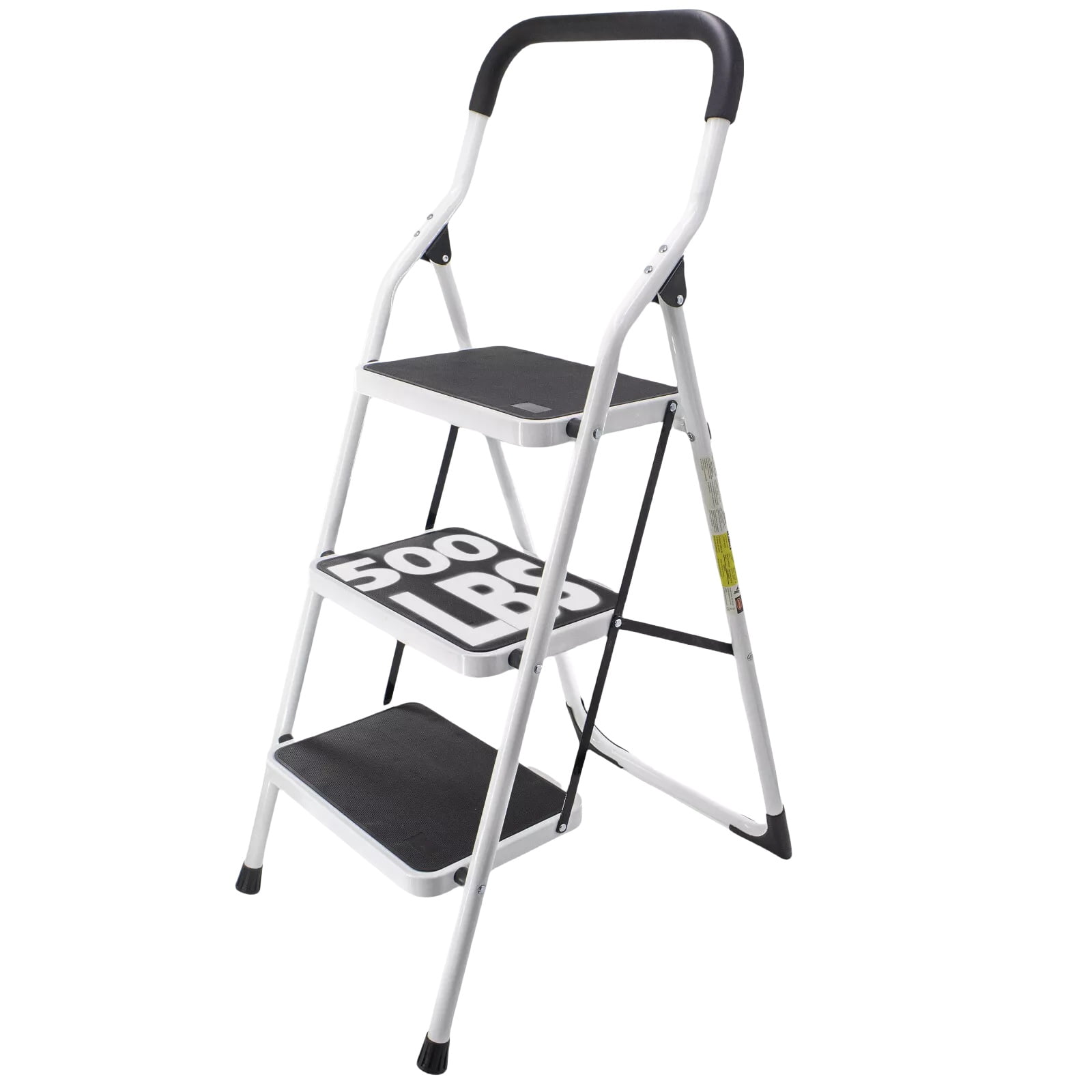 QuellQuest 3 Step Ladder, 3 Step Stool for Adults, 3 Step Ladder ...