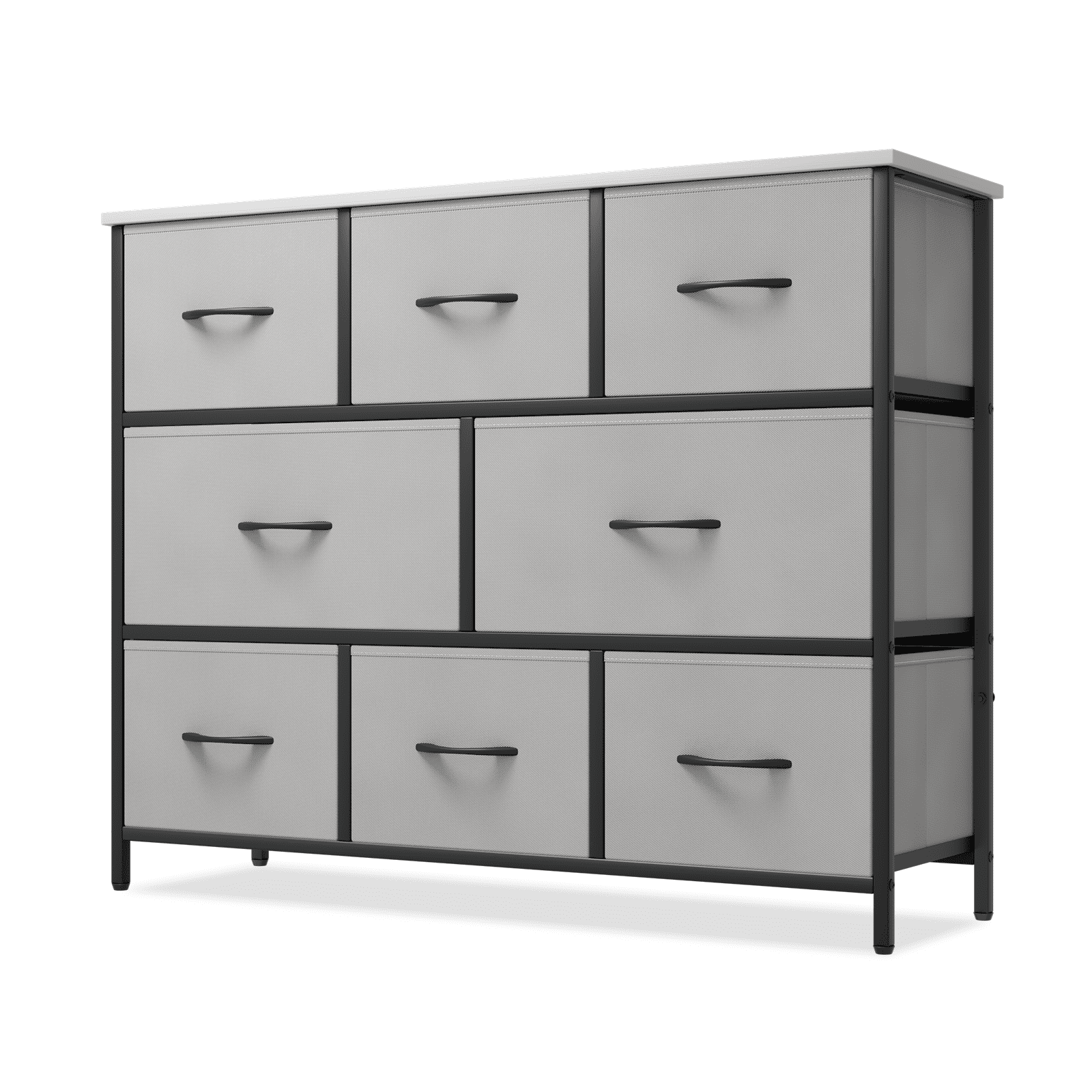 QuellQuest 8 Drawer Dresser for Bedroom, Fabric Dresser with Large ...