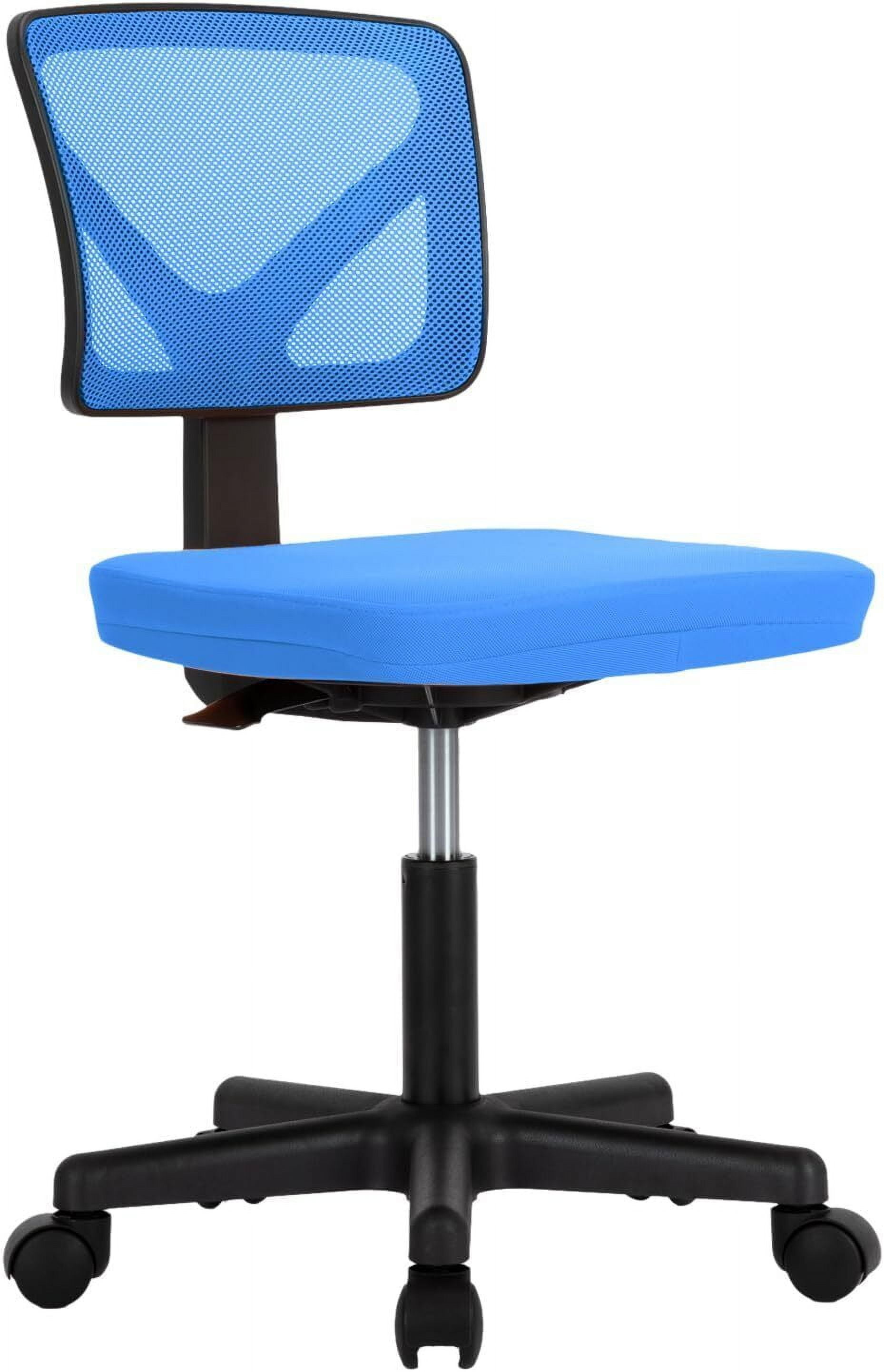 QuellQuest Armless Desk Chairs, Ergonomic Low Back Computer Chair No ...