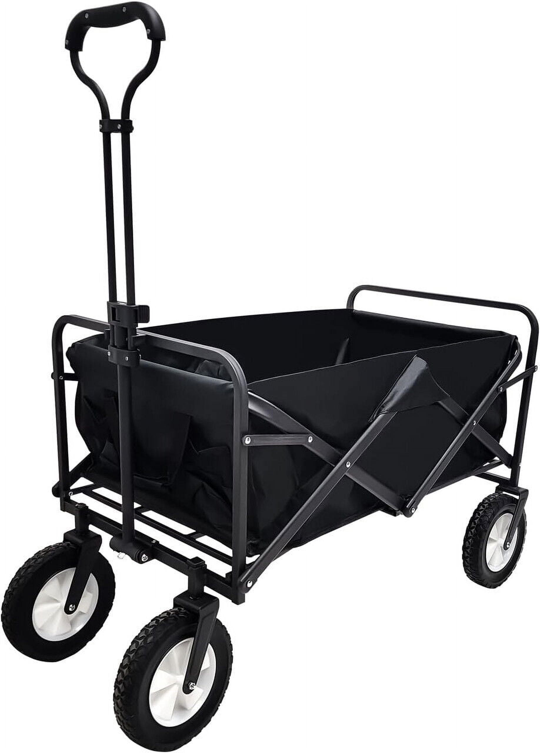 QuellQuest Heavy Duty Wagon Cart Swivel,Collapsible Outdoor Utility ...