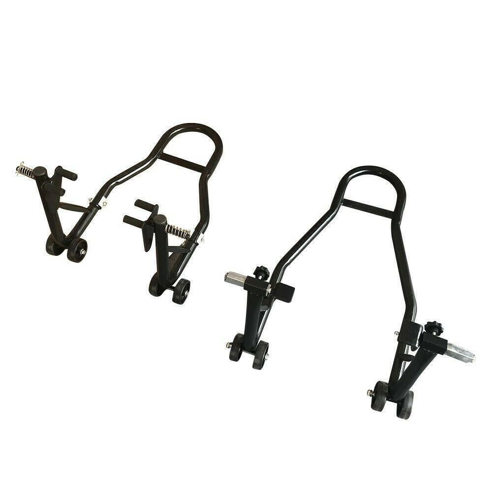 QuellQuest Motorcycle Stands, 882 Lbs Capacity Front Rear Wheels Lift ...