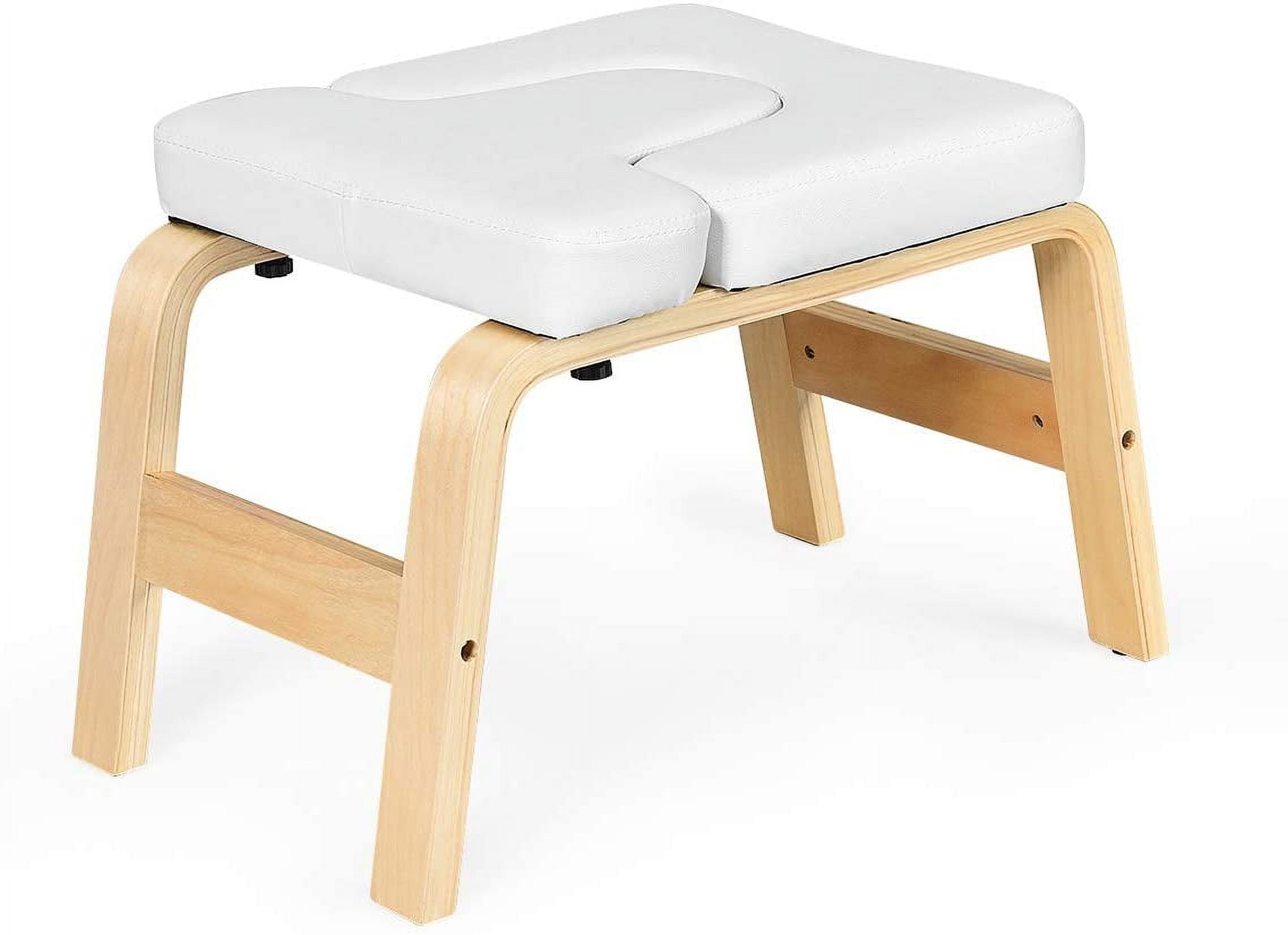 QuellQuest Yoga Headstand Bench w/VC Pads, Yoga Inversion Chair, Sturdy ...