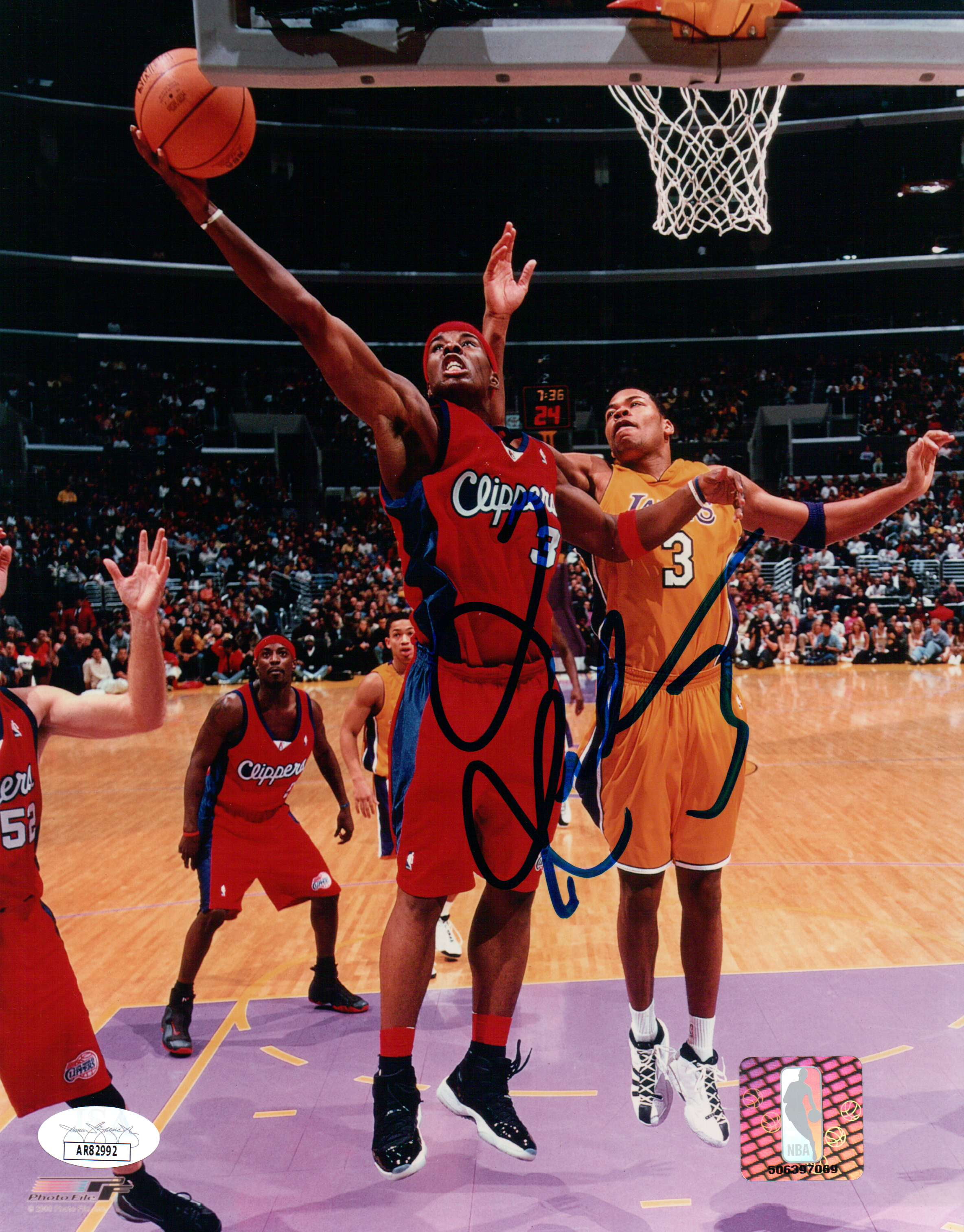 Quentin Richardson Signed Autographed 8X10 Photo Clippers vs. Lakers ...