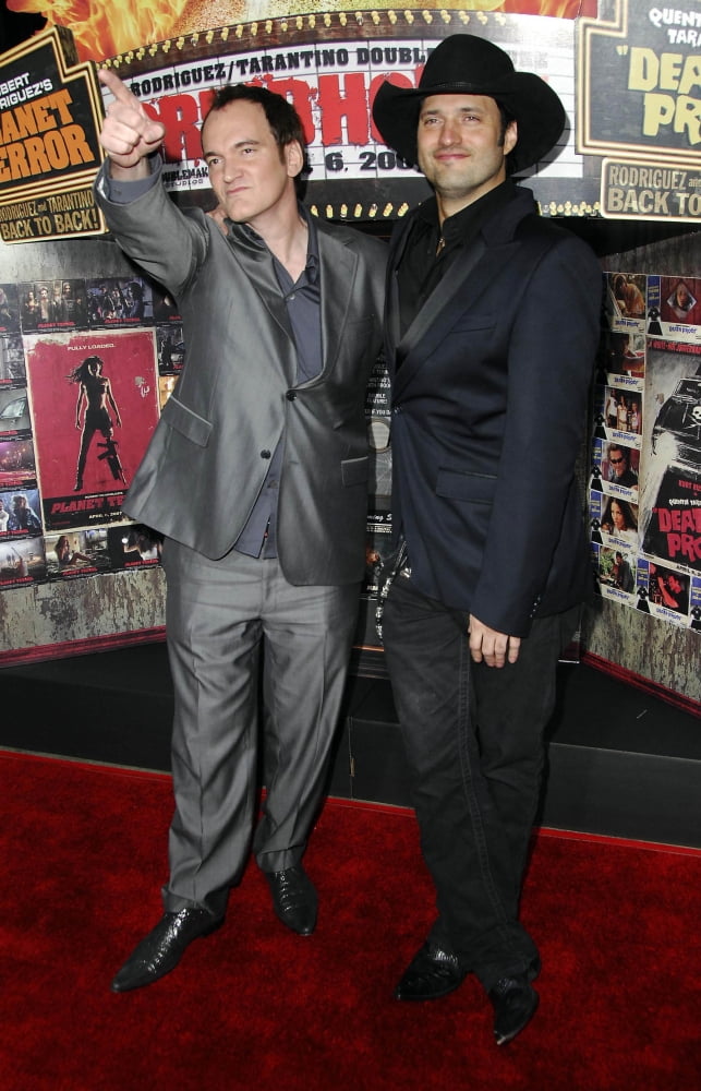 Quentin Tarantino Robert Rodriguez At Arrivals For Grindhouse Los ...