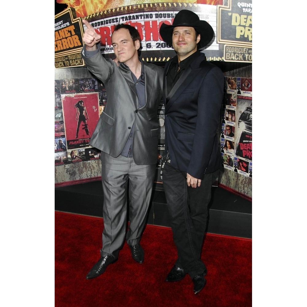 Quentin Tarantino Robert Rodriguez At Arrivals For Grindhouse Los ...
