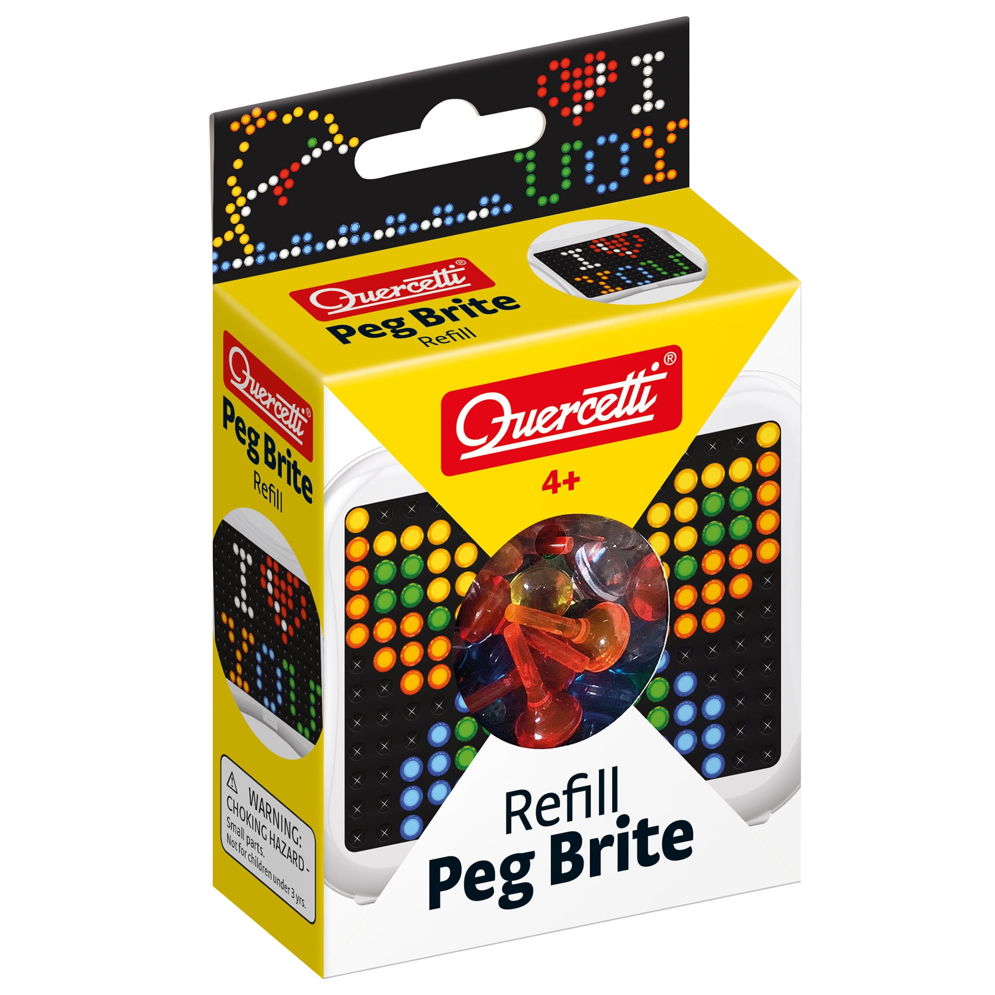 Quercetti: Peg Brite Refill Pack - 180pc Replacement Pegs For The Light ...