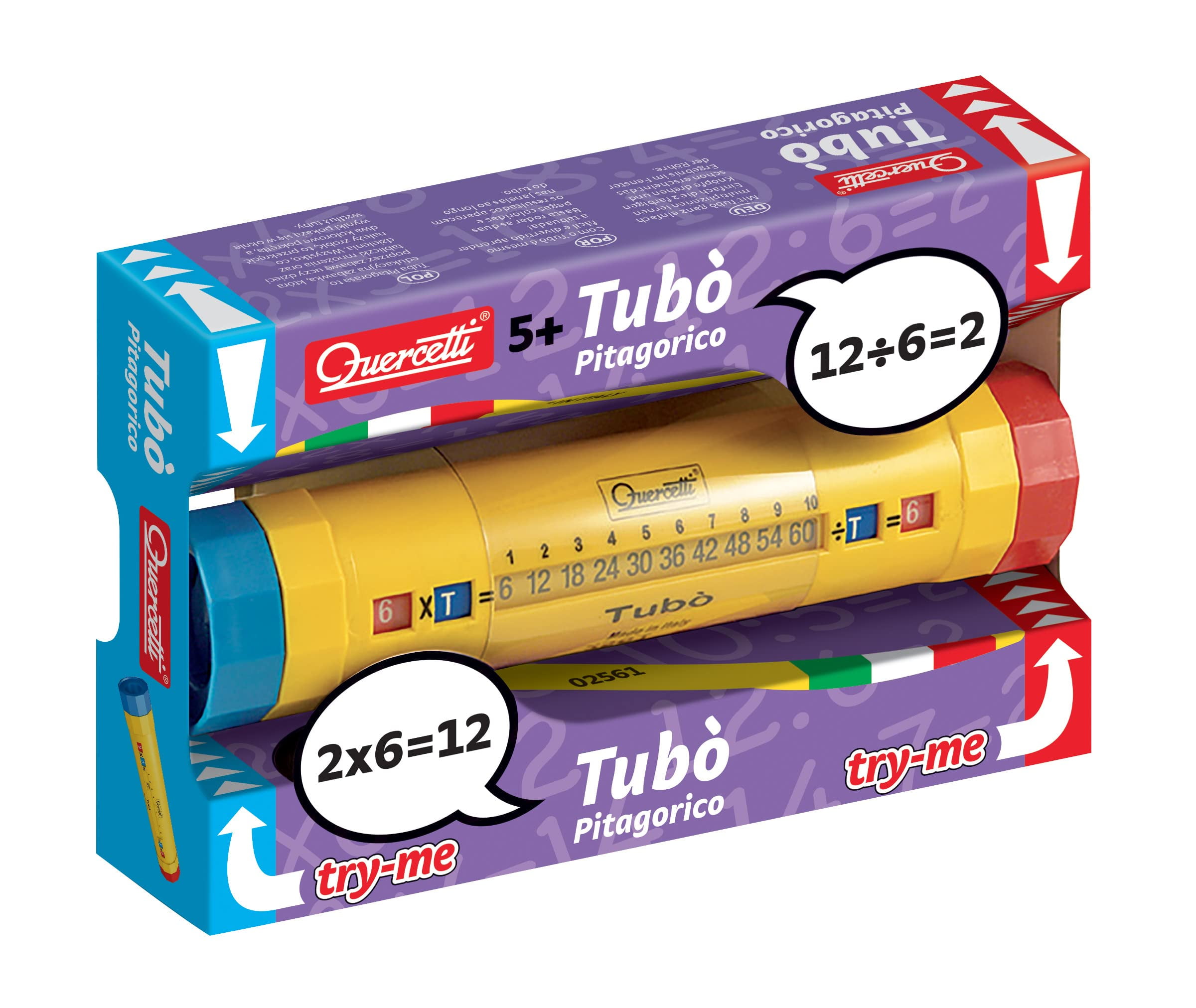 Quercetti Tubo Educational Toy EC36 for Learning Multiplication and ...