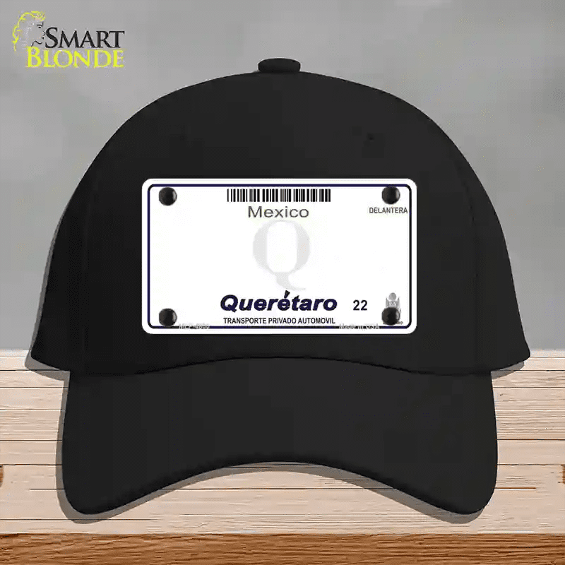 Queretaro Mexico Blank Novelty License Plate Hat Cotton Black - Walmart.com