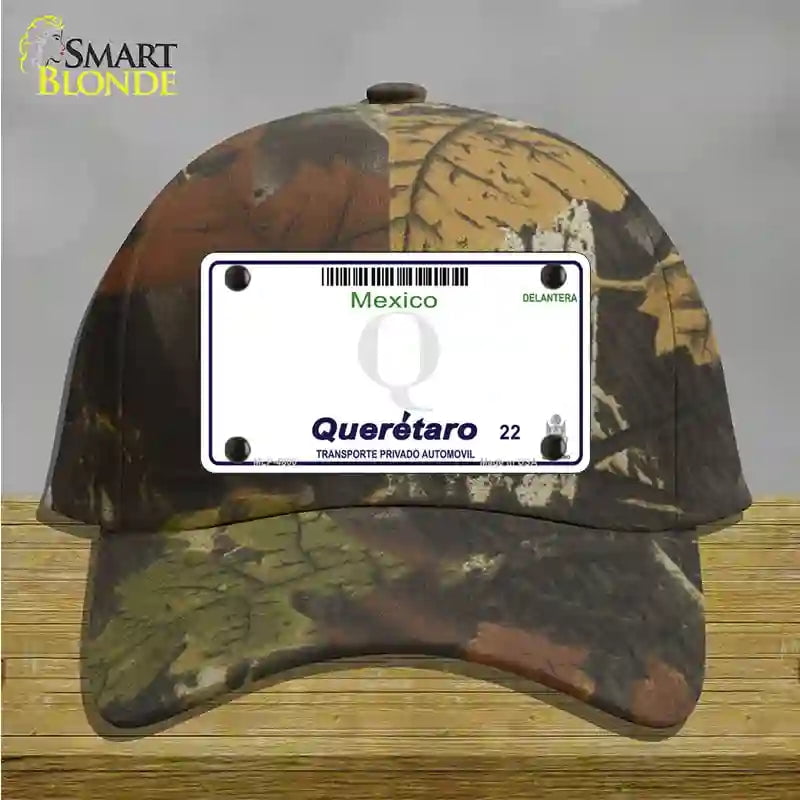 Queretaro Mexico Blank Novelty License Plate Hat Cotton Camoflauge - Walmart.com
