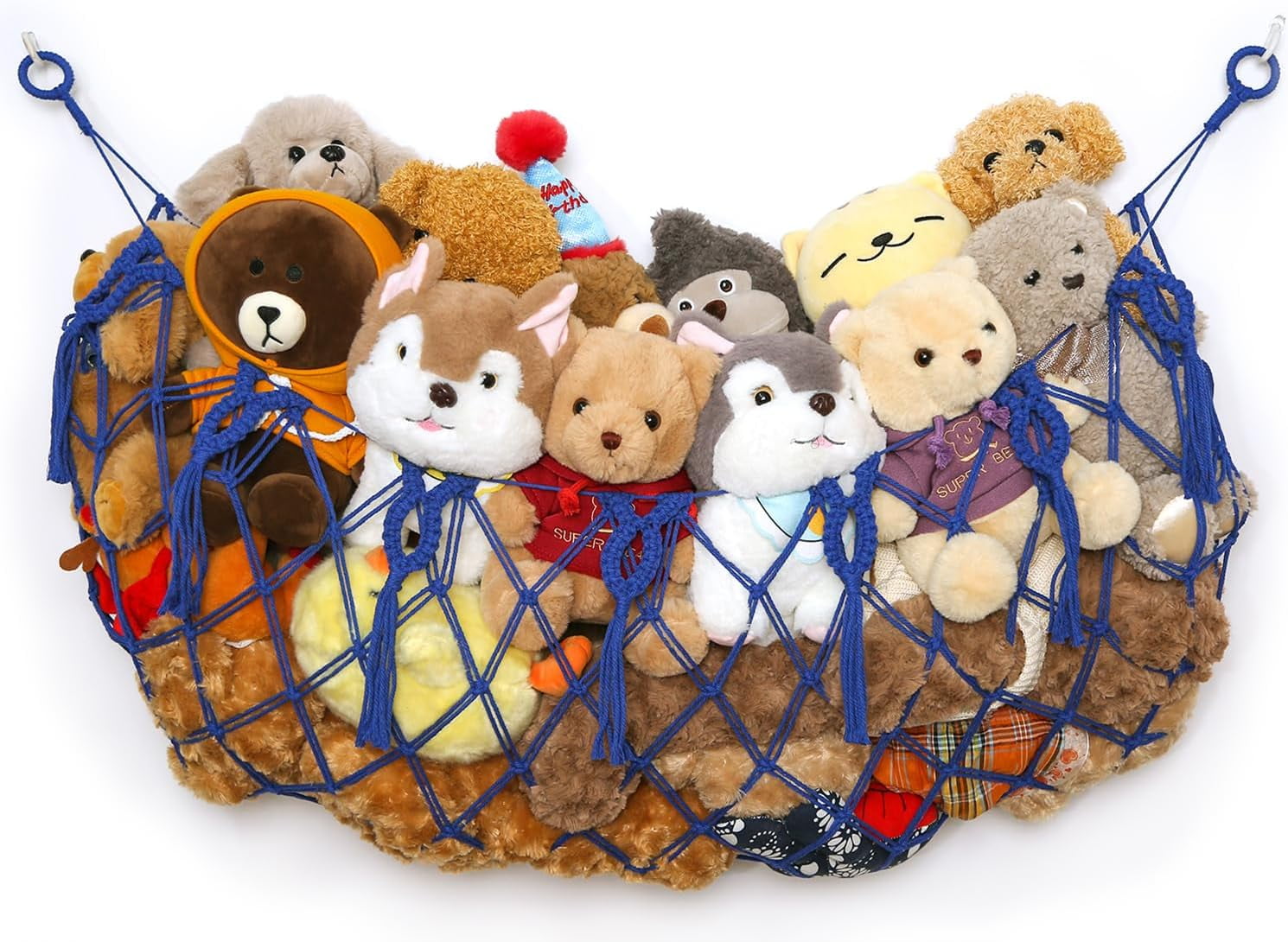 Queriaon Stuffed Animal Net or Hammock Wall Hanging Net for Stuffed ...