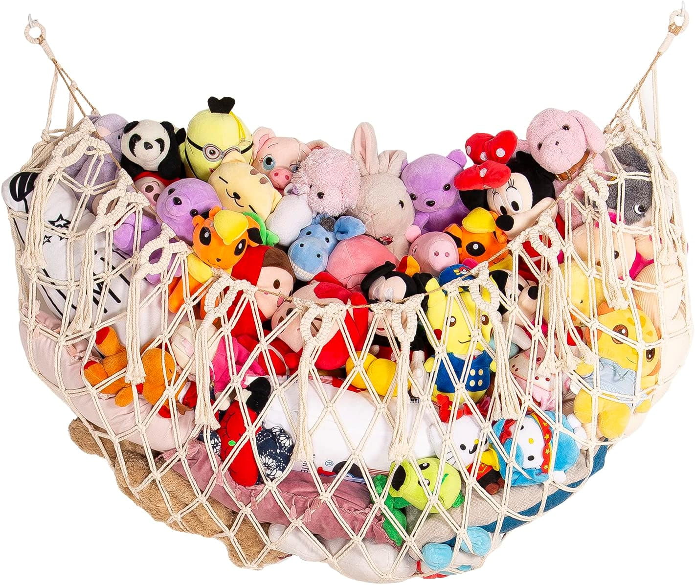 Queriaon Stuffed Animal Net or Hammock Wall Hanging Net for Stuffed ...