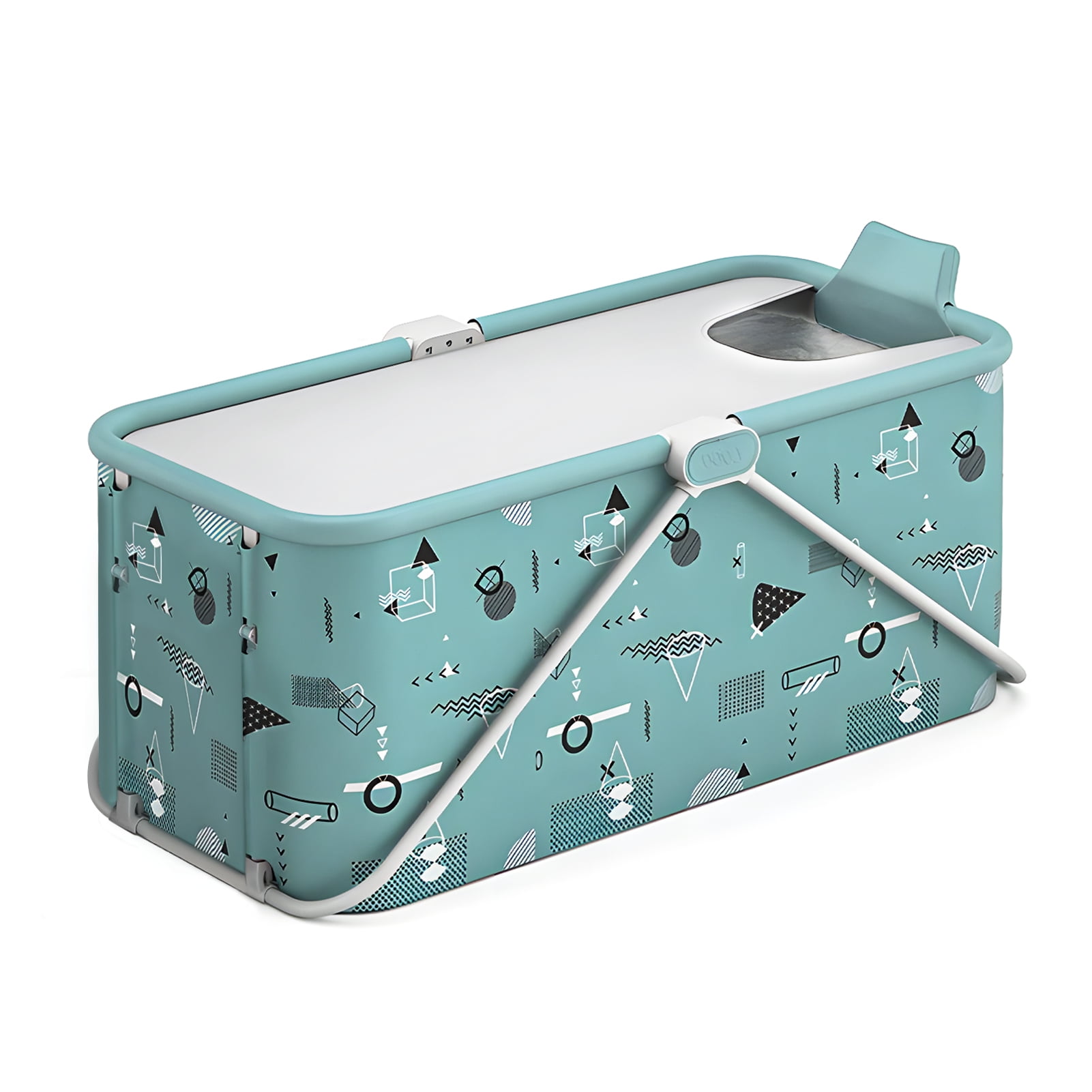 Queroig 47" Foldable Bathtub, Portable Bathtub for Adult, Large ...