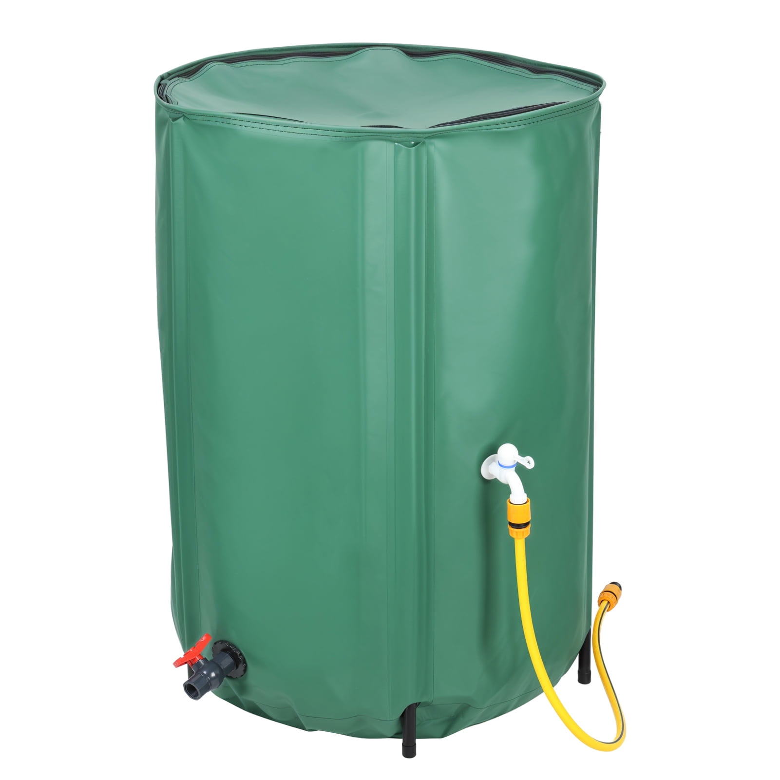 Queroig 53/100 Gallon Rain Barrel Water Collection System, Collapsible ...