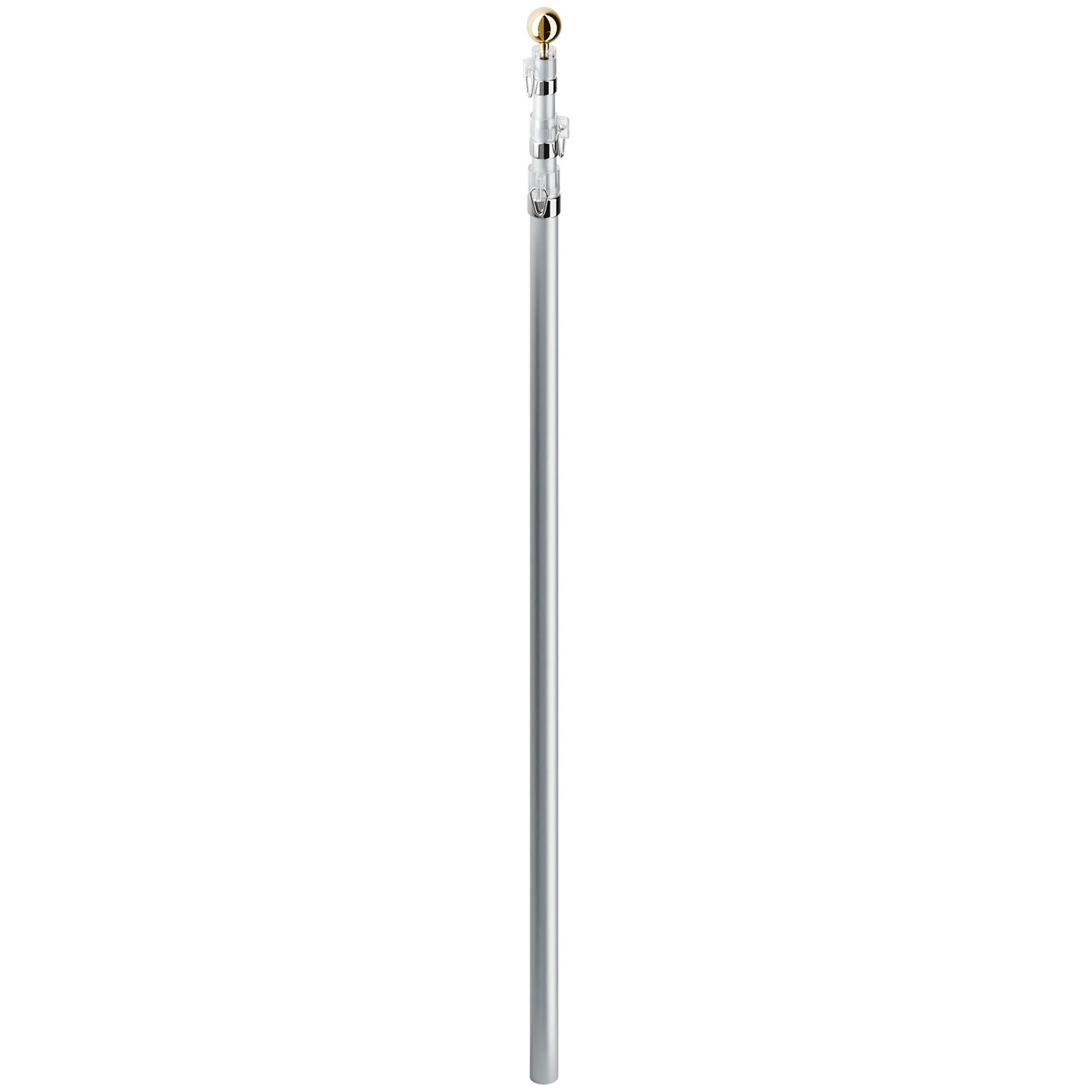 Queroig 9-25FT Aluminum Alloy Telescopic Flagpole, Extra Thick 5 ...