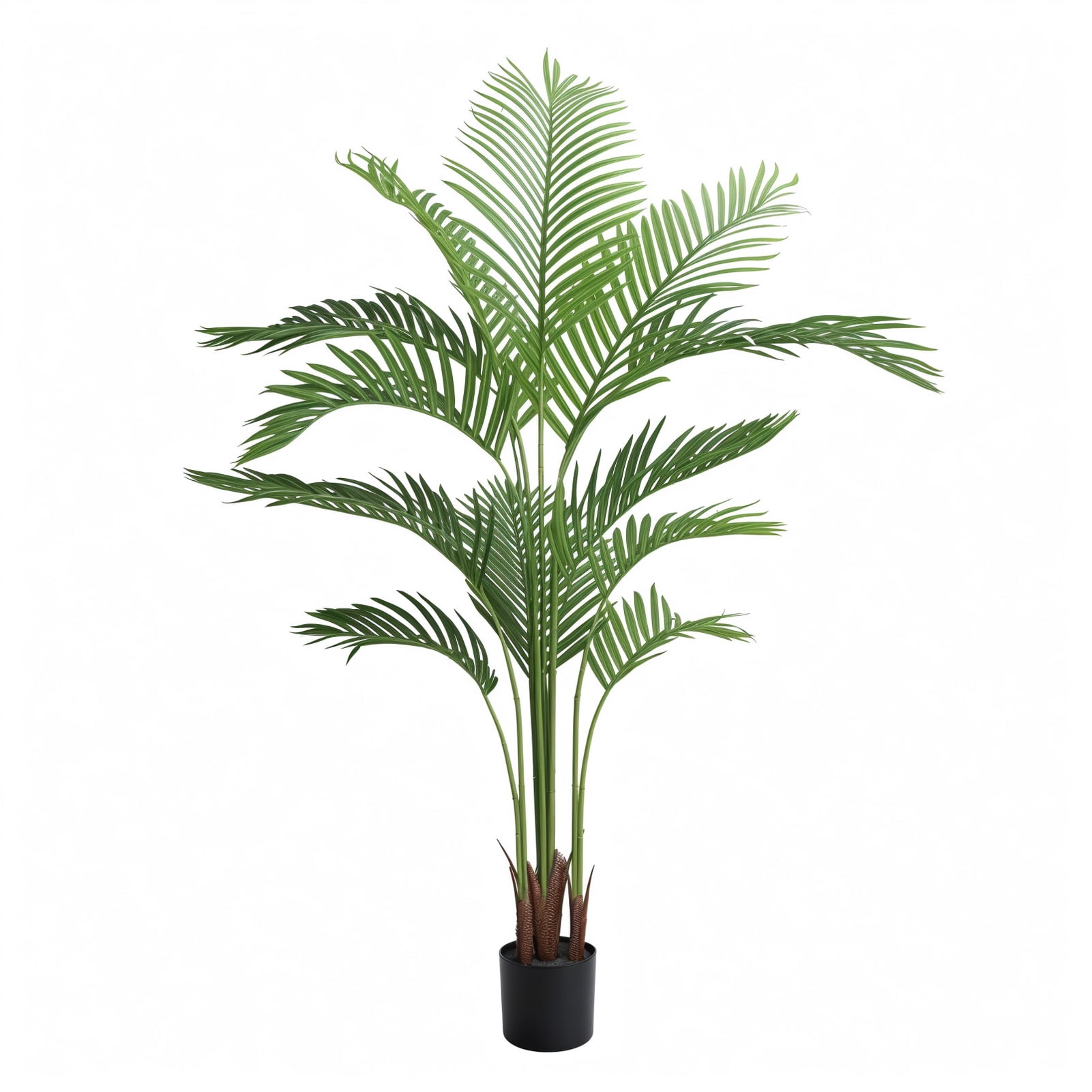 Queroig Artificial Palm Tree 5.2FT, Home Decor Indoor Artificial Tree ...