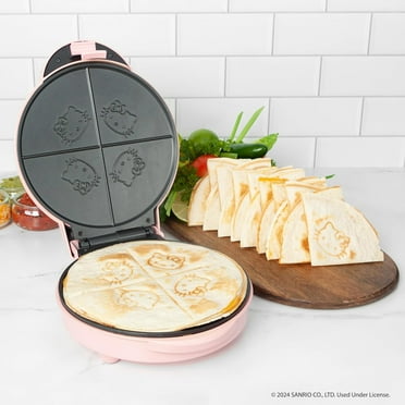 Brentwood TS-120 Quesadilla Maker, 8-inch, Red with Removable Plates ...