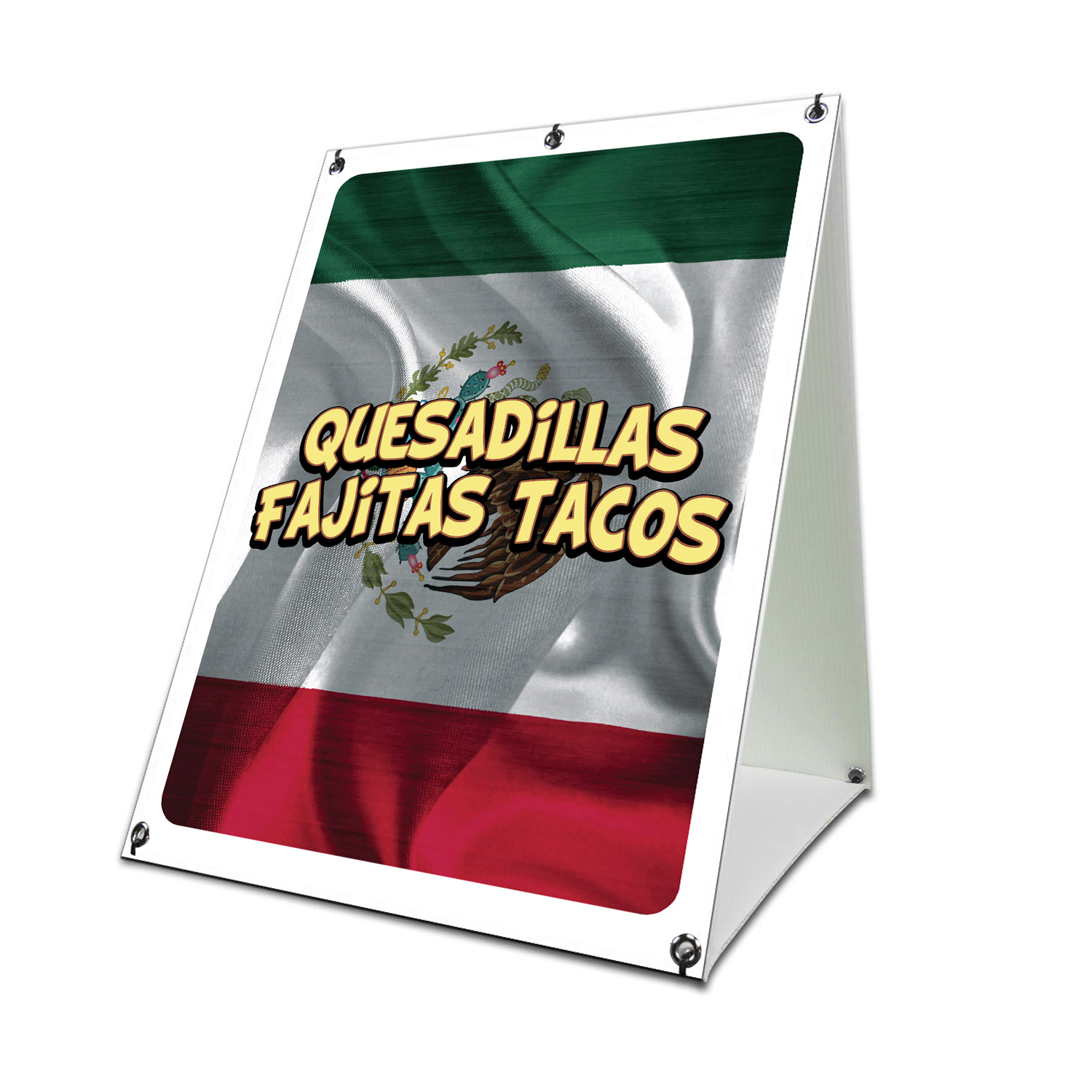 Quesadillas Fajitas Tacos 18" x 24" A-frame Sidewalk Sign| Advertise ...