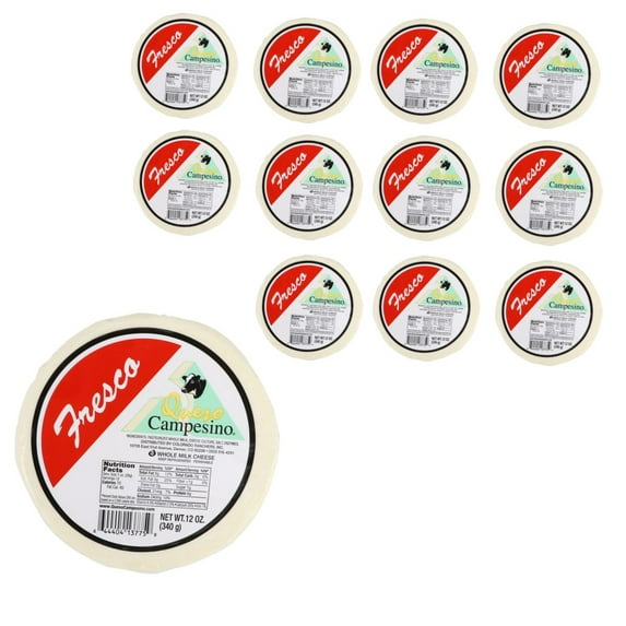 Queso Campesino Queso Fresco, Mexican Farmer Cheese, Crumbled, 12OZ, 12 ...