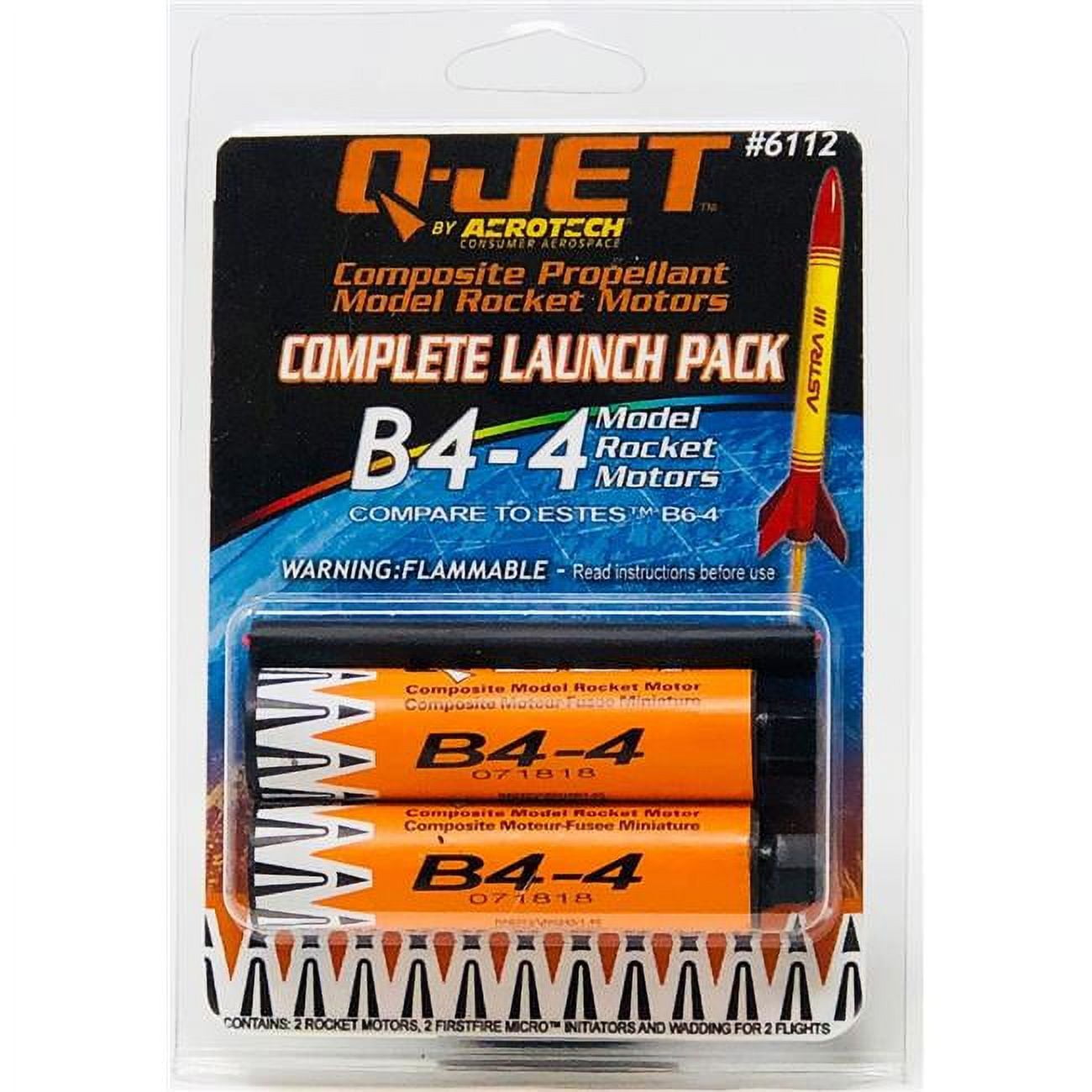Quest Aerospace Rockets 6113 B4-6 2-Pack Model Rocket Motors - Walmart.com