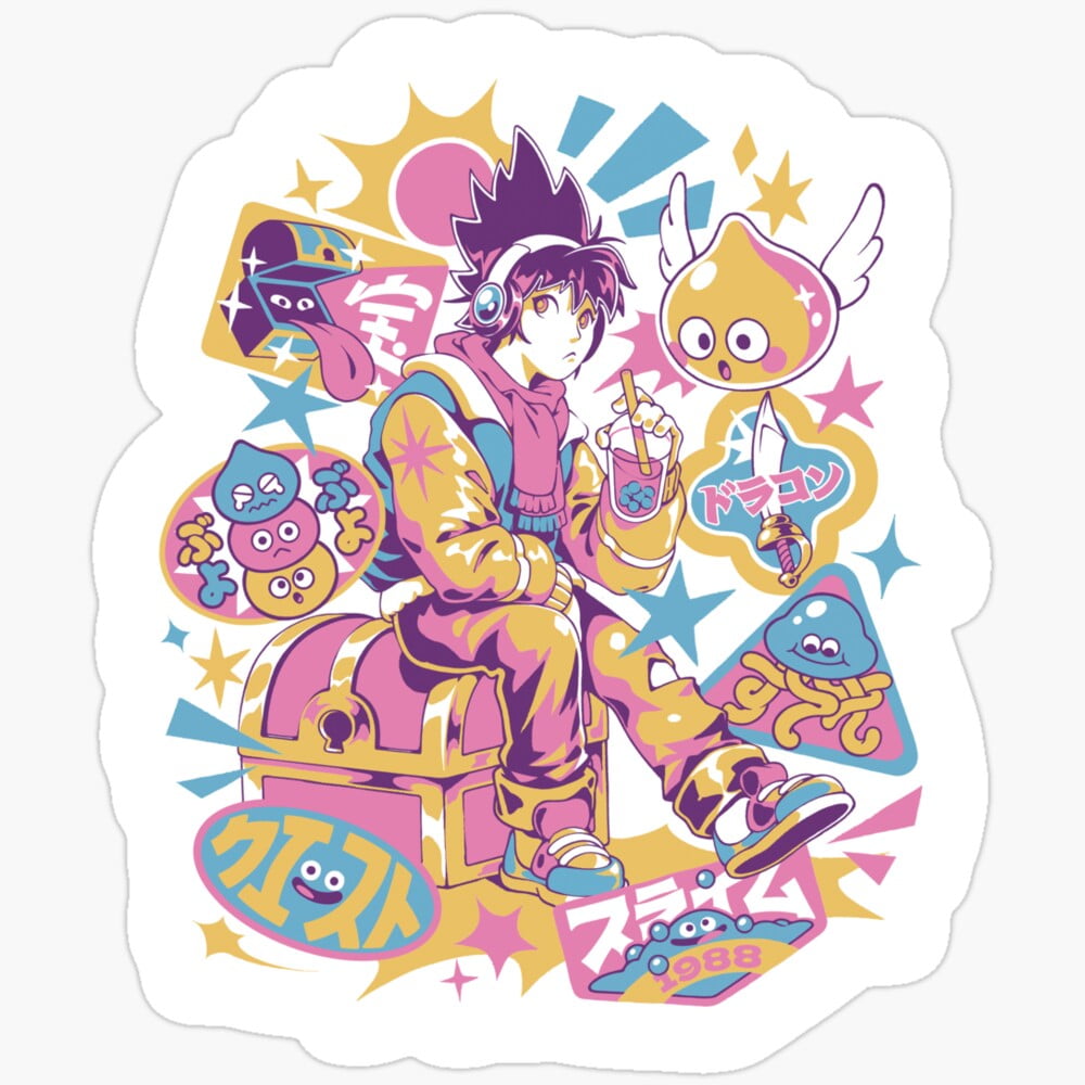 Quest Boy Sticker Phone Decal Water Bottle Stickers Car Decals, Laptop ...