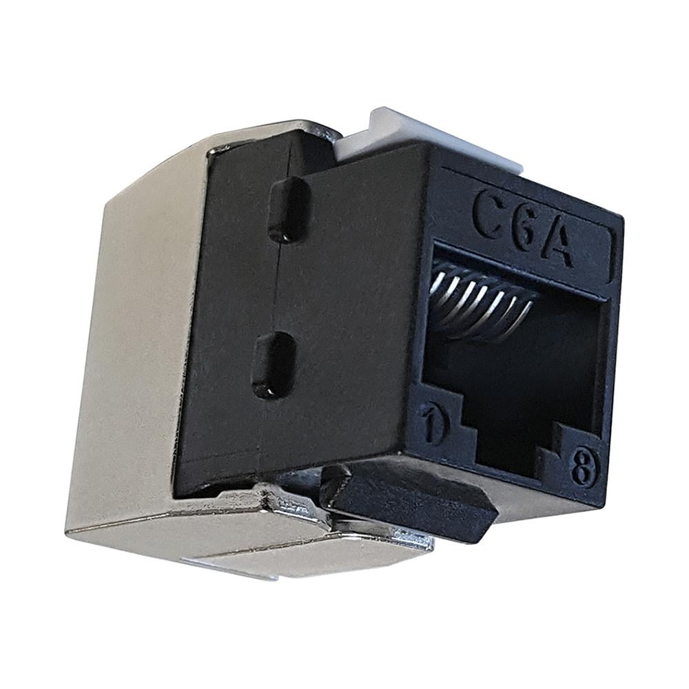 Quest Cat6A Utp 180 Degree Tooless Keystone Jacks, PoE++ - Walmart.com