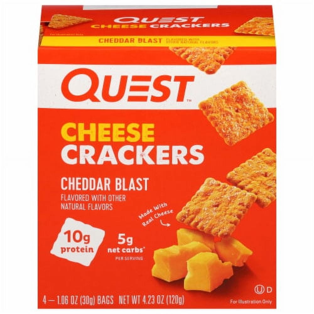Quest Cheddar Blast Cheese Crackers - Walmart.com