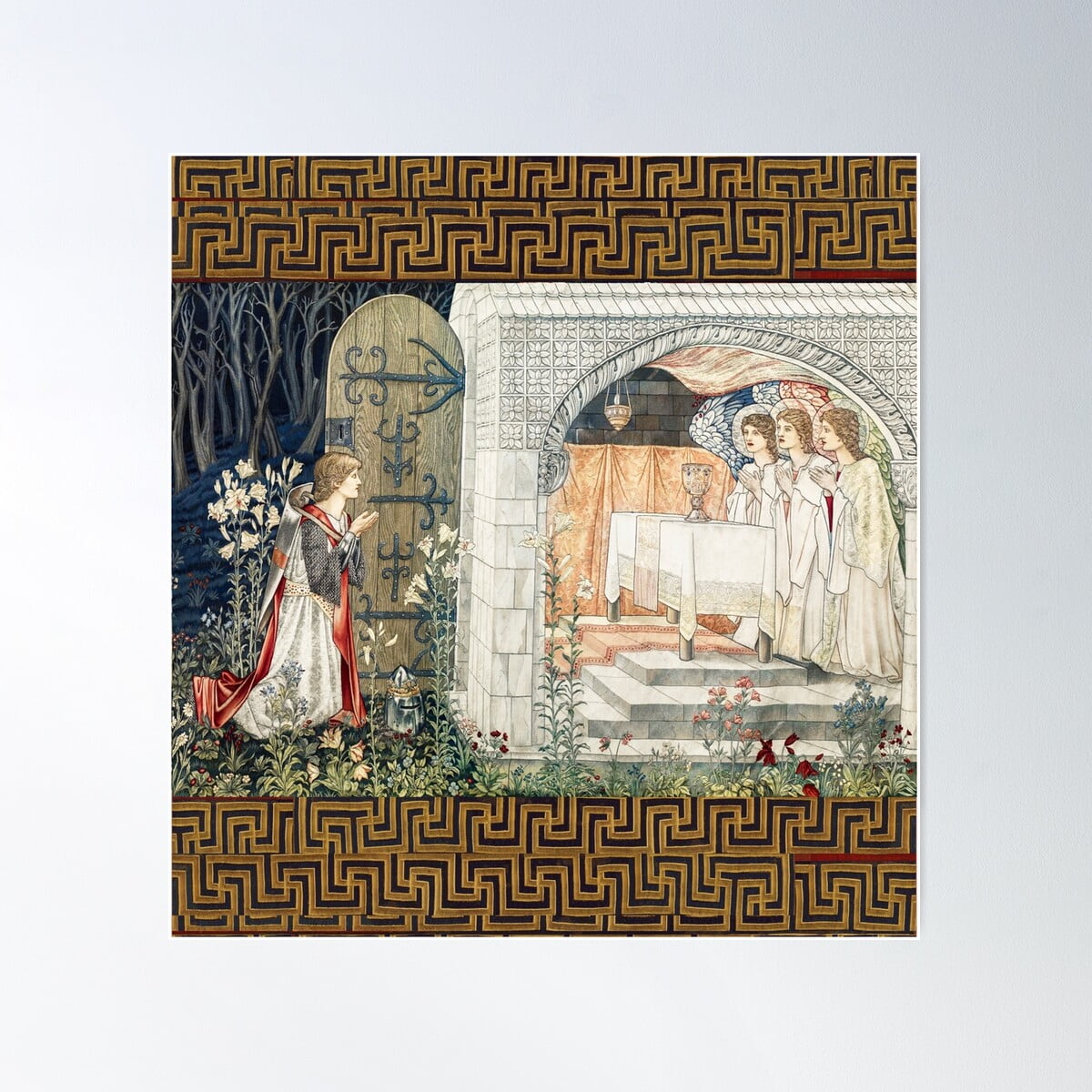 Quest For The Holy Grail,The Attainment,Vision Of The Angels And Saint ...