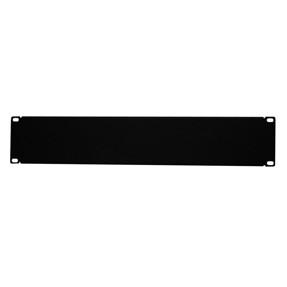Quest Manufacturing, Blank Filler Panel, 2U, 3.50"H x 19", Black ...