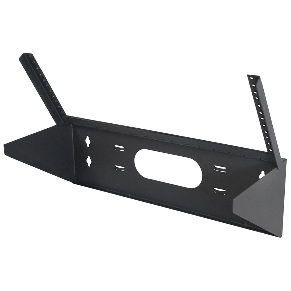 Quest Manufacturing Hinged Vertical Wall Mount Bracket, 4U, 19" x 9"D ...