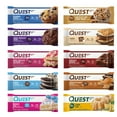 Quest Nutrition Bars Variety Pack 10 Different Flavors Individually Wrapped Protein Bars