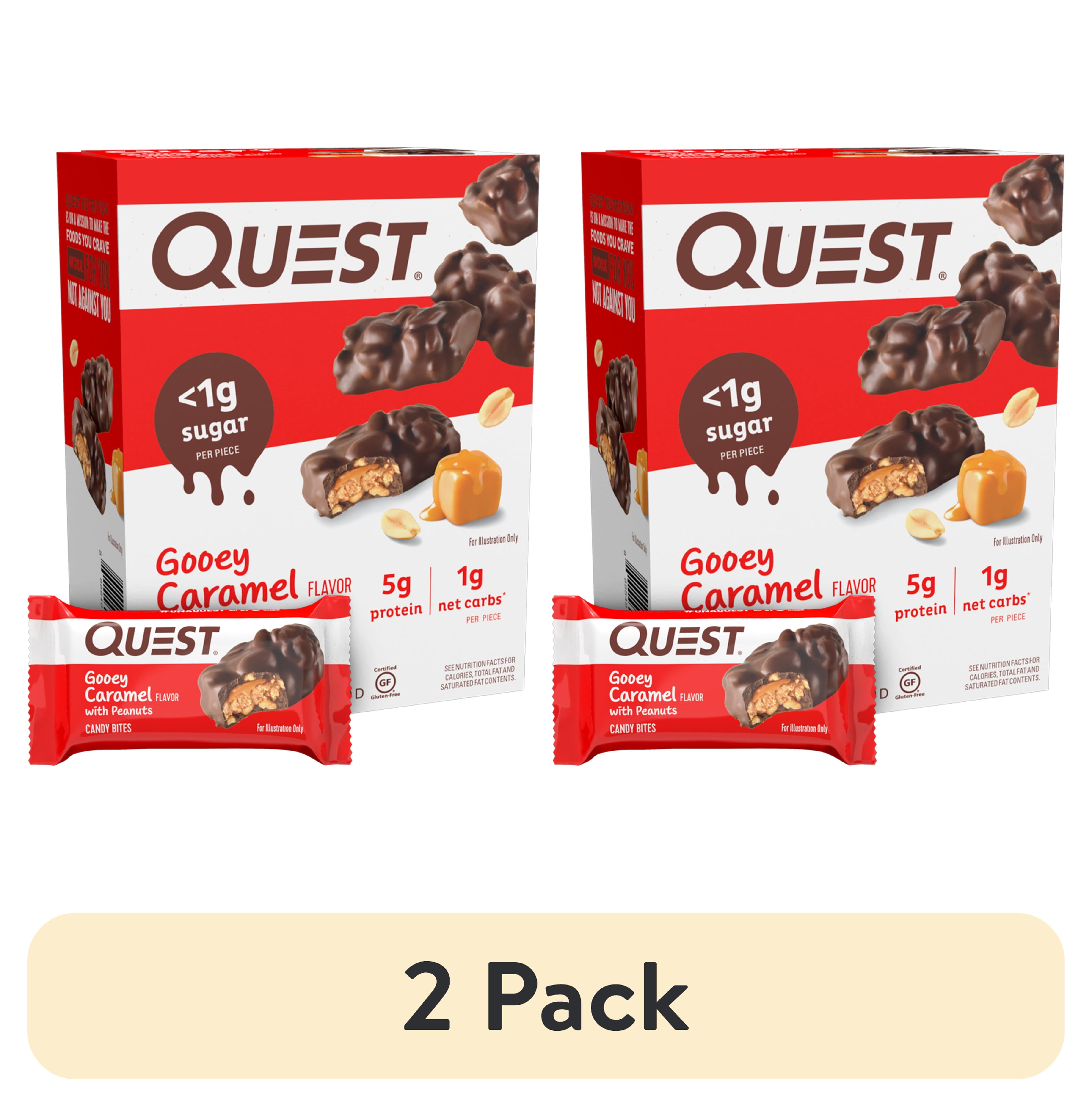 (2 pack) Quest Nutrition Gooey Caramel Candy Bites - 8ct - Walmart.com