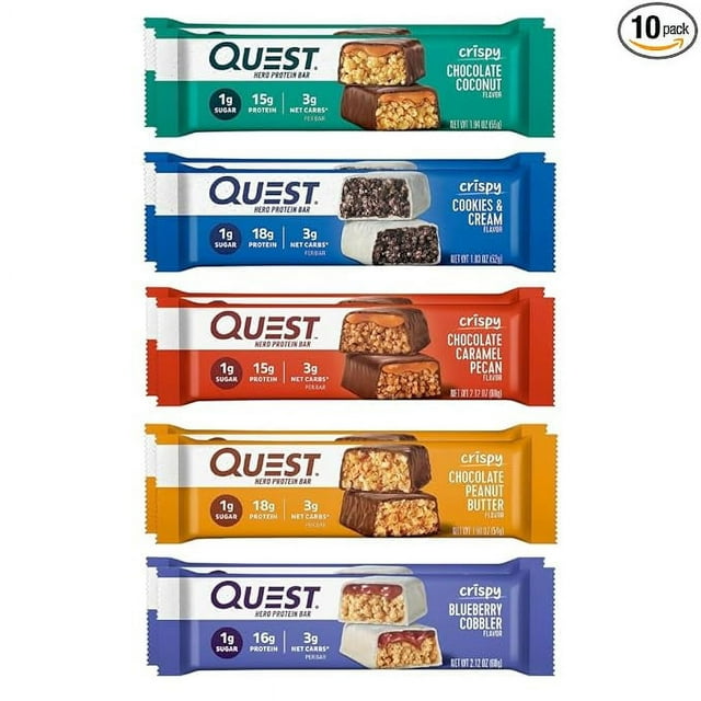 Quest Nutrition Hero Bar Variety Pack (10 Pack) - Walmart.com