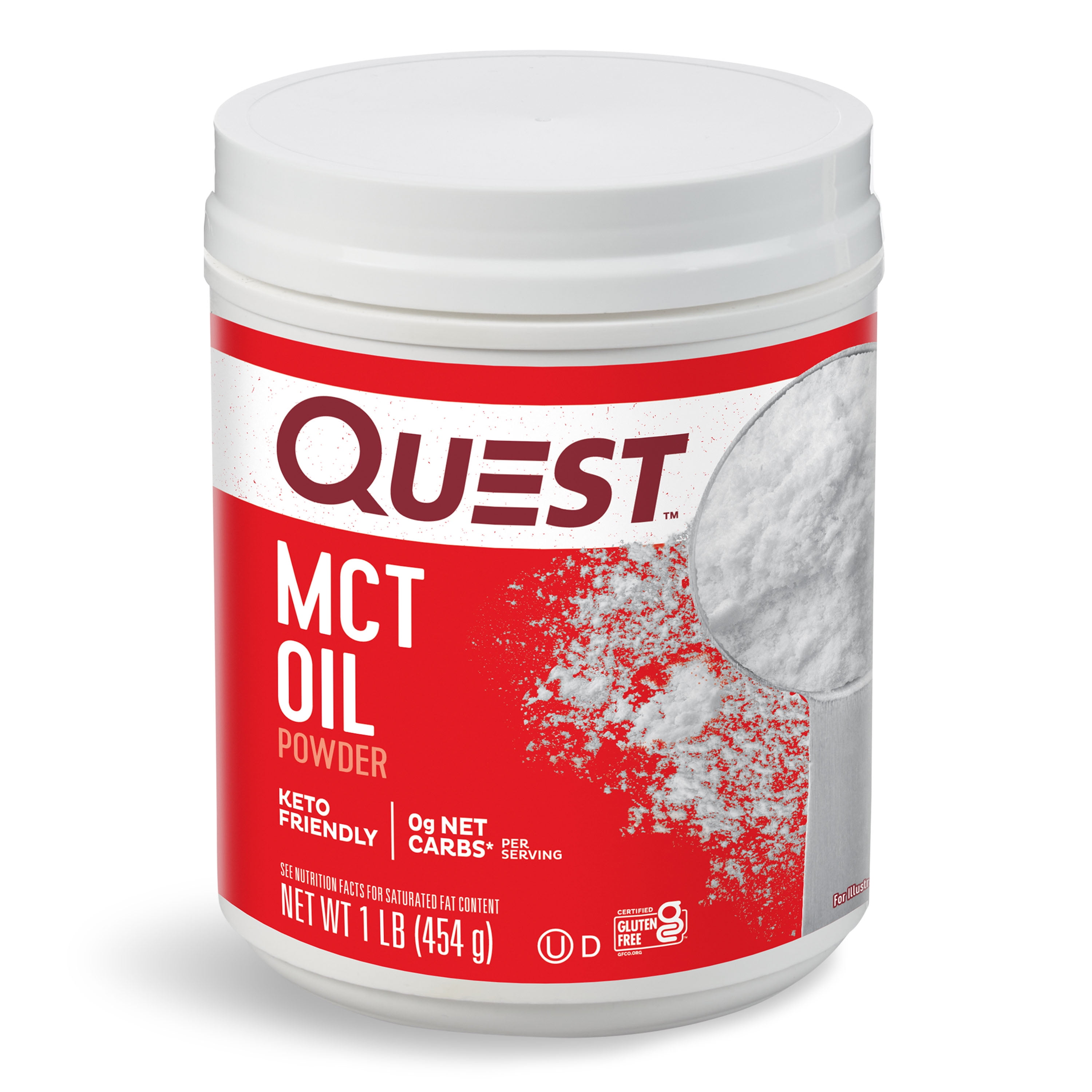 Quest Nutrition MCT Powder Oil, Unflavored, 1lb - Walmart.com