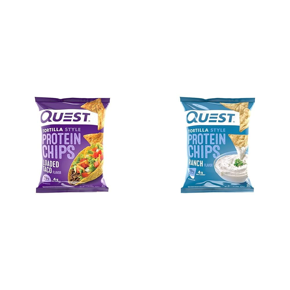 Quest Nutrition Tortilla Style Protein Chips & Tortilla Style Protein ...