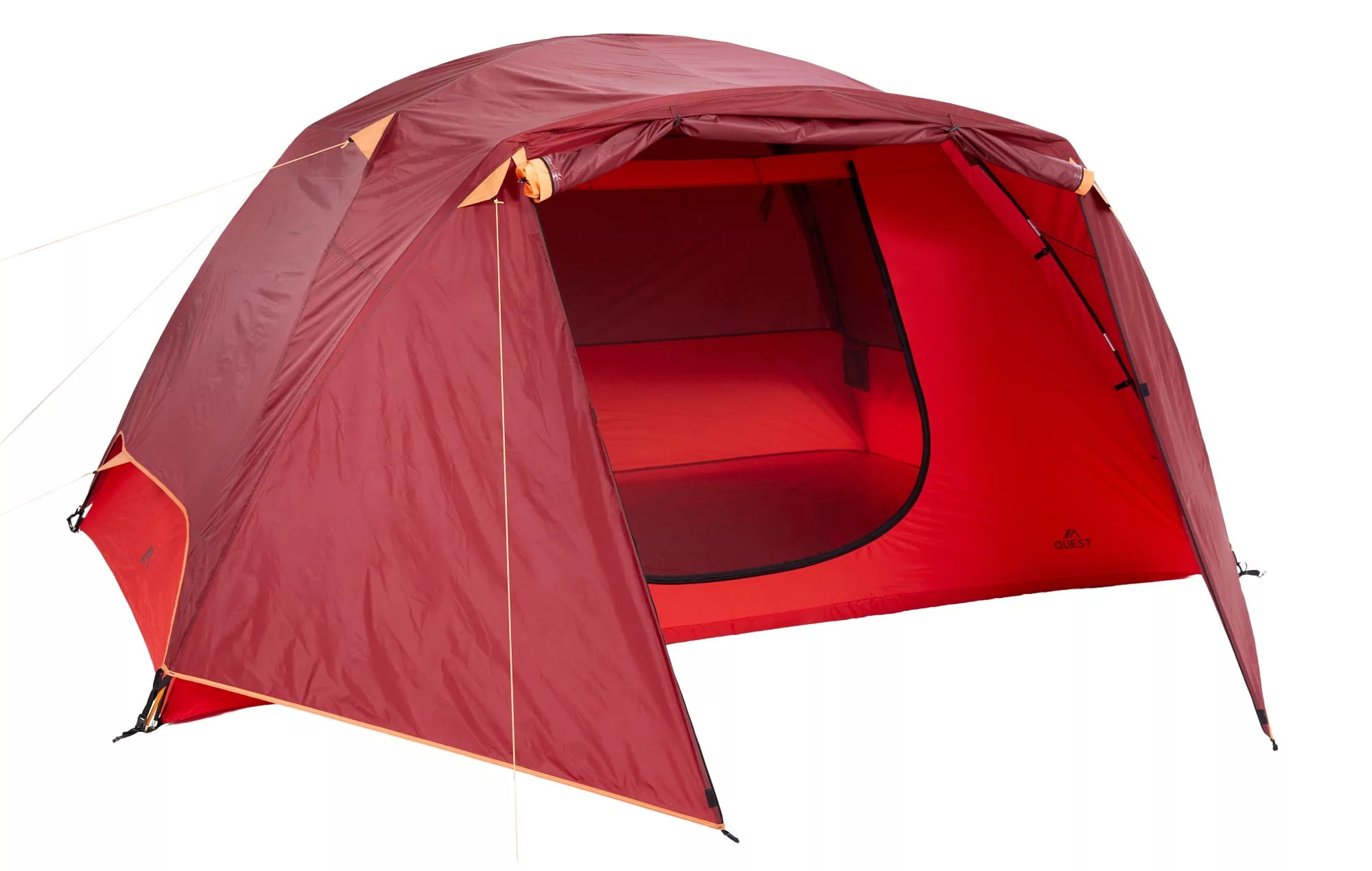 Quest Redwood 6 Person Tent, Cranberry - Walmart.com