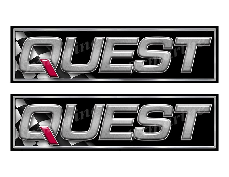 Quest Sailboat Classic Racing 10" long Stickers - Walmart.com