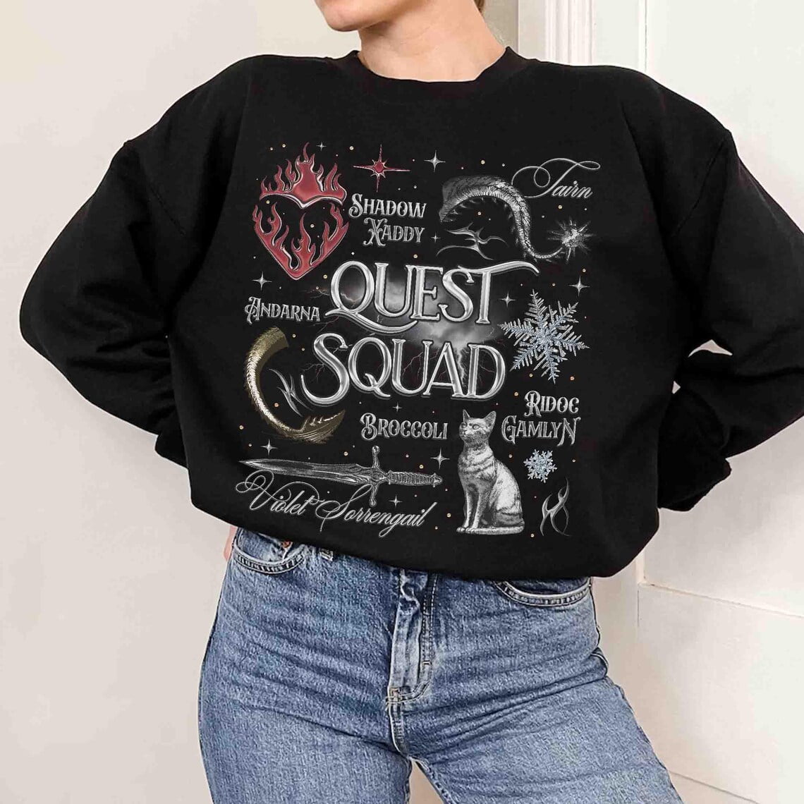 Quest Squad Broccoli Shirt, Onyx Storm Sweatshirt For Fan, Dragon Rider ...