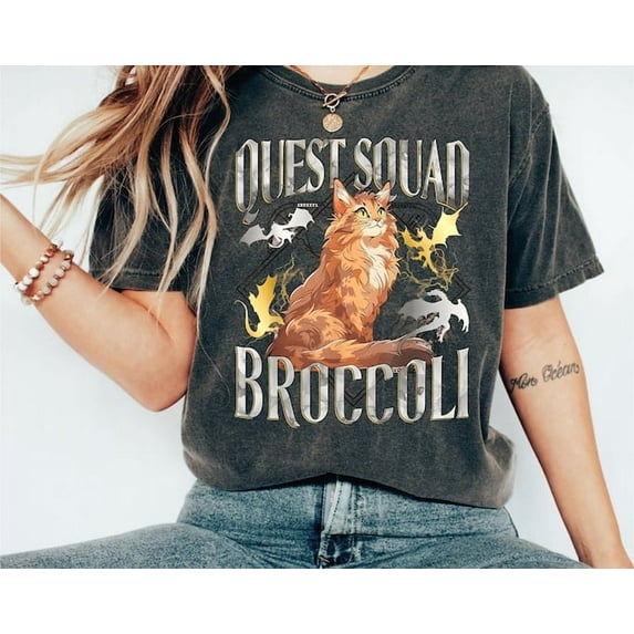 Quest Squad Broccoli Tshirt,Onyx Storm Tee,Fourth Wing,Xaden Riorson ...