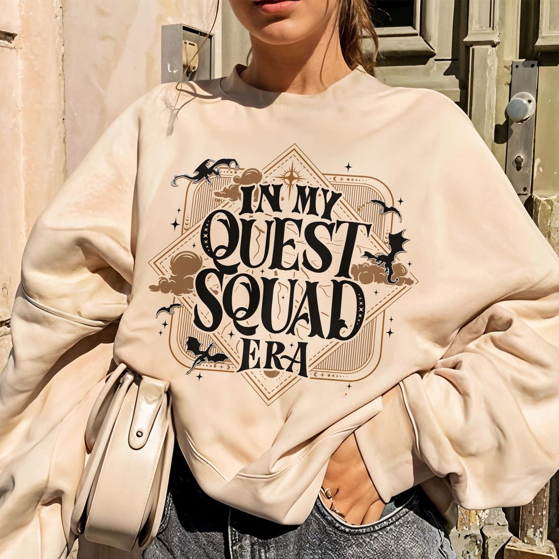 In My Quest Squad Era Sweatshirt, Ridoc Onyx Storm Shirt, Fourth Wing ...