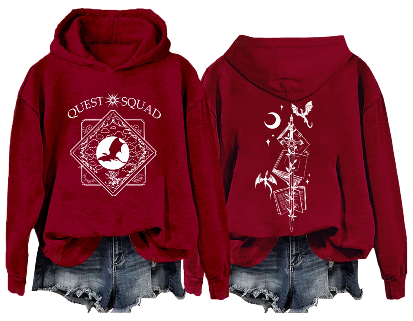 Quest Squad Hoodie, Onyx Storm Hoodie, Fourth Wing Hoodie, Quest Squad ...