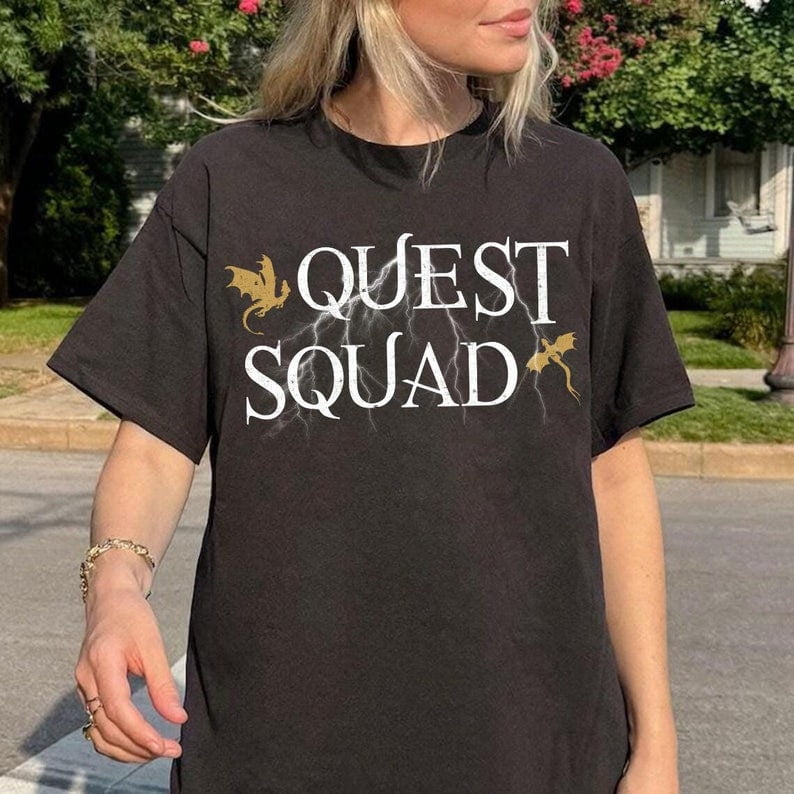 Quest Squad Shirt, Basgiath War College Shirt, Fourth Wing Quest Squad ...