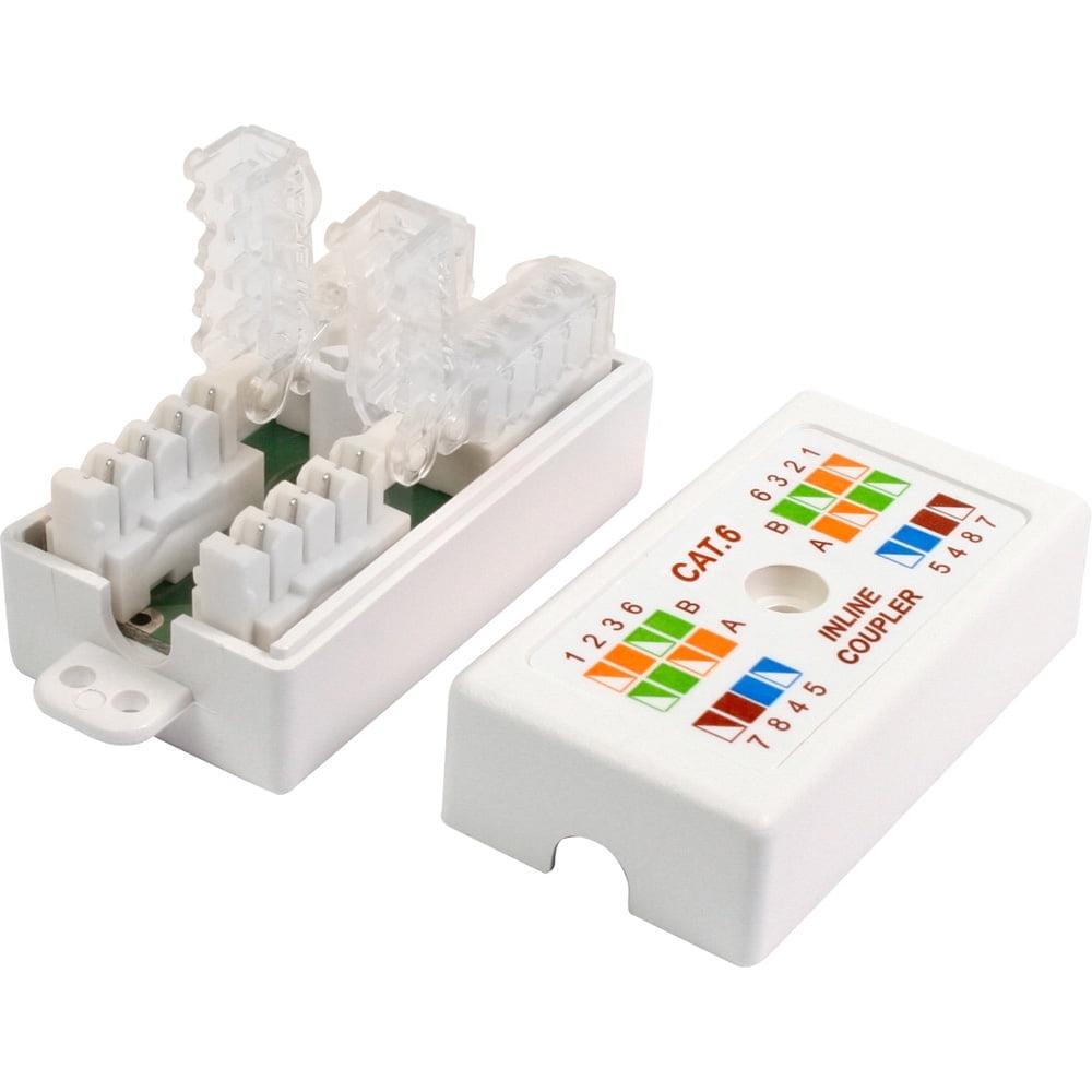Quest Technology Cat6 Inline UTP Coupler, 110 IDC, Toolless Cable ...