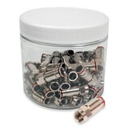 Ideal Compression Rg6 F Connector Reg/tri/quad 100pk - Walmart.com